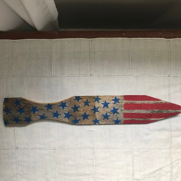 Wall Decor | Hand Painted Picket Fence Fish | Poshmark
